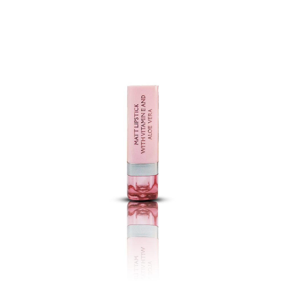Glamorous Face Matte Lipstick Vitamin E & Aloe Vera Extracts (Pink