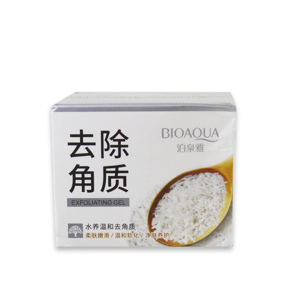 BIOAQUA Brightening & Exfoliating Rice Gel Face Scrub (1185)